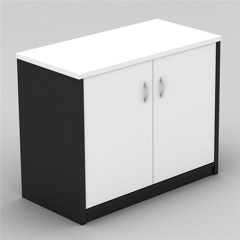 Storage - OM STATIONERY CUPBOARD W900 x D450 x H720mm White Charcoal ...