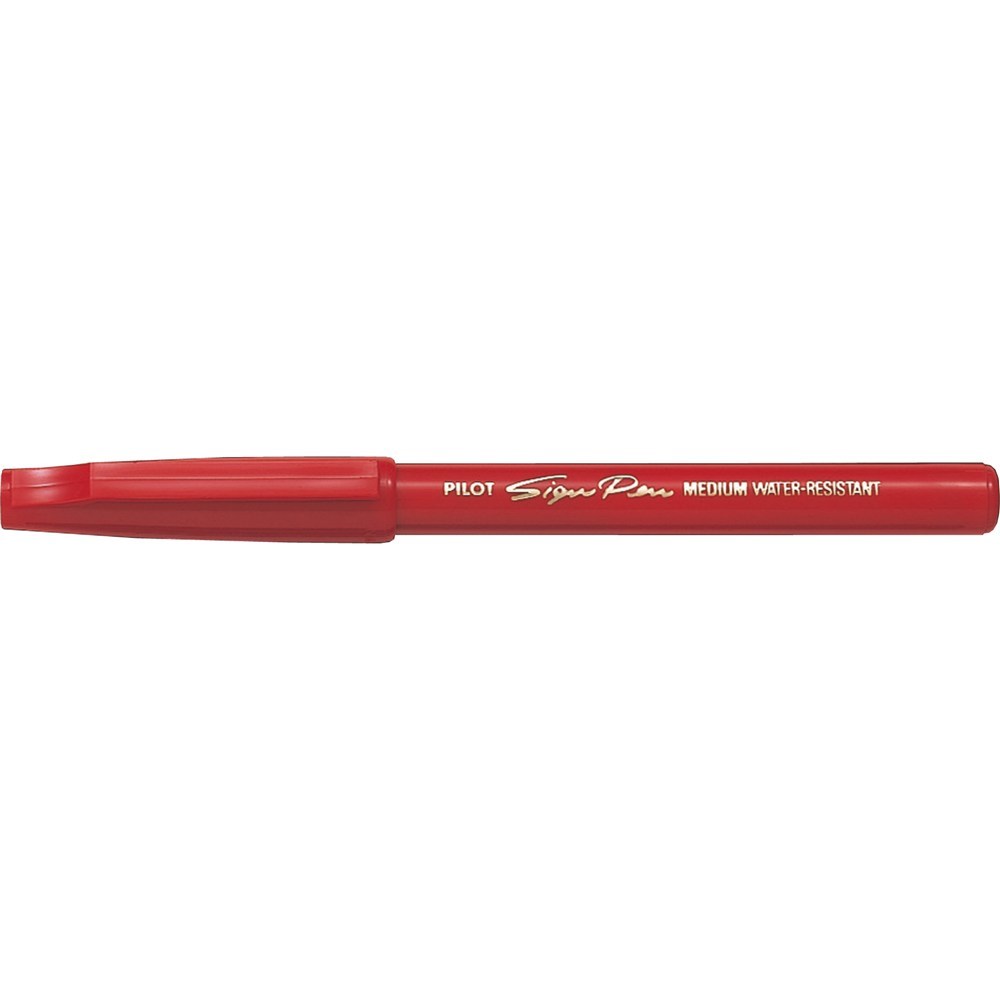 Markers & Highlighters - Pilot Marker Sign Pen Red - Office Mart