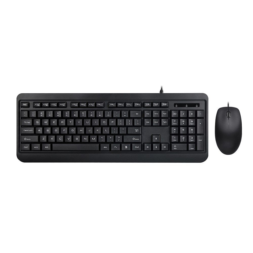 Computer Accessories - MOKI Wired Keyboard & Mouse desktop Set - Office Mart