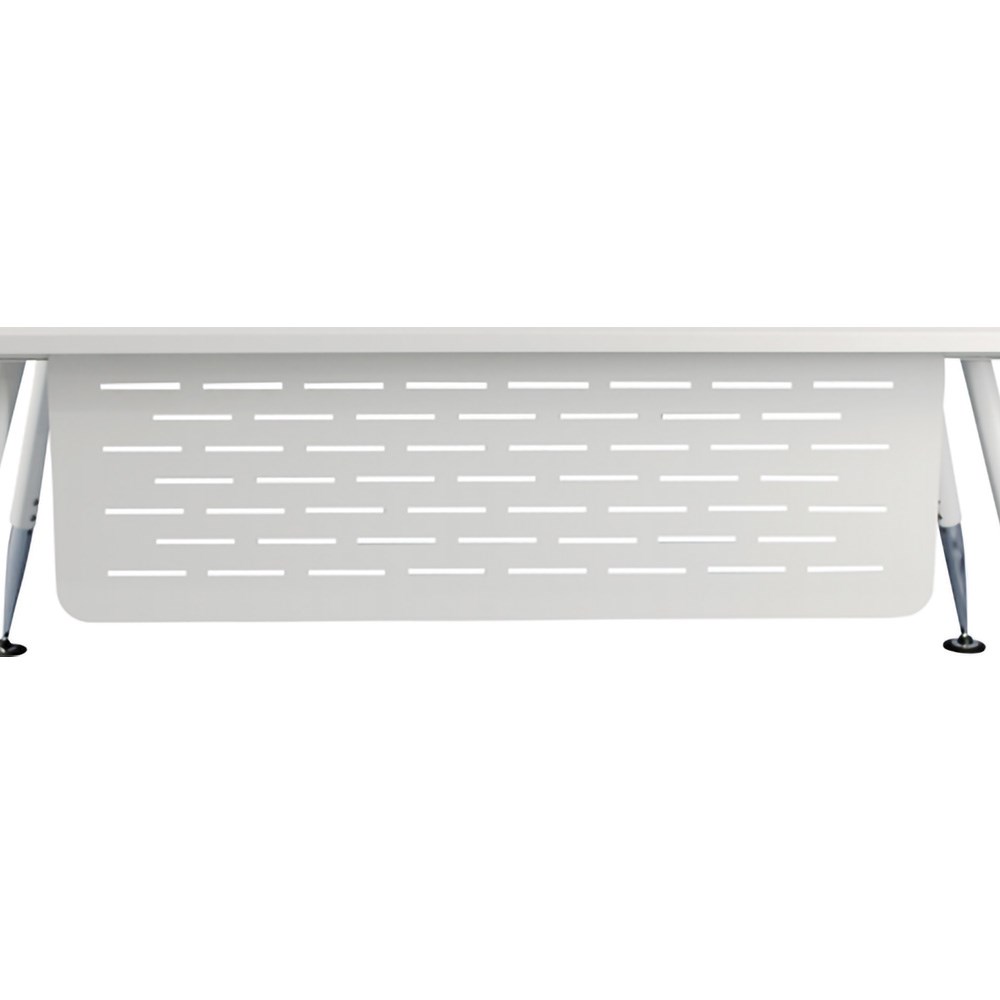 Office Furniture - Sylex Fleet Steel Modesty Panel 1500W x 400mm White ...