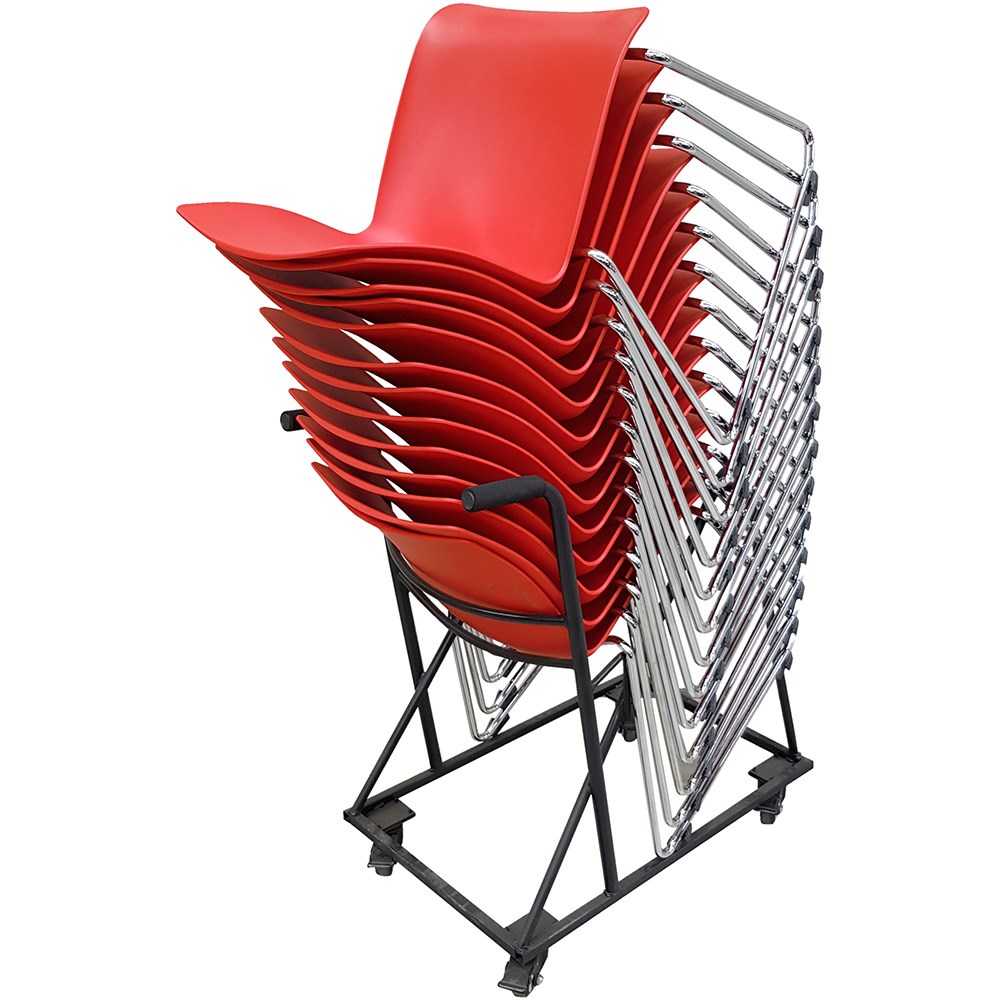 Chairs & Accessories - Pod Metal Trolley Black - Office Mart