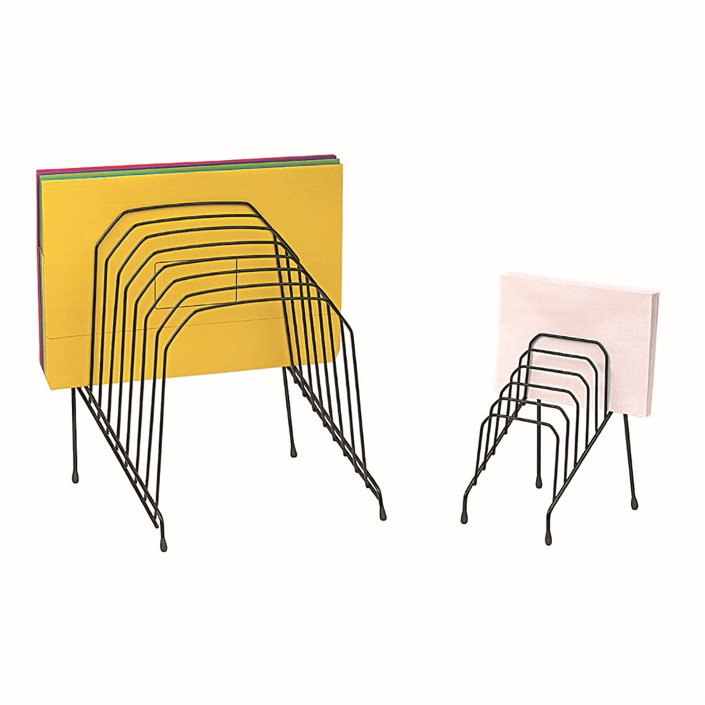 Desk Top Accessories - MARBIG STEP FILE ORGANISER BLACK 8 SLOT - Office ...