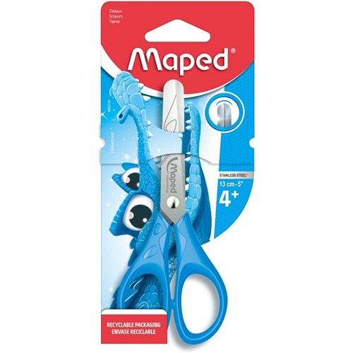 Scissors & Cutters - MAPED ESSENTIALS SCISSORS 130mm - Office Mart
