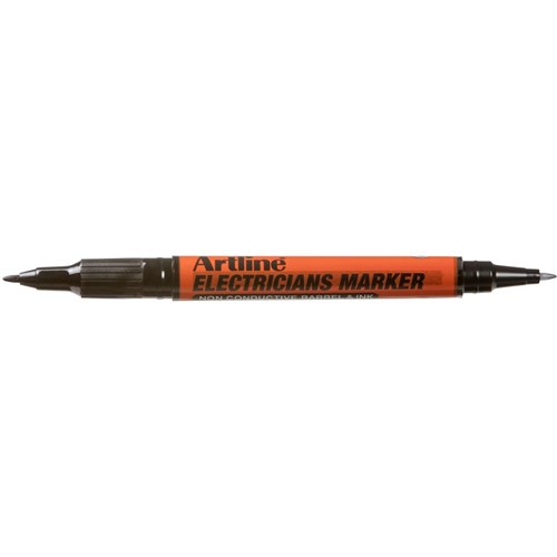 Markers & Highlighters - ARTLINE ELECTRICIANS PERMANENT Marker Dual Nib ...