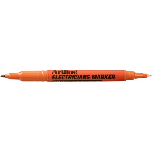 Markers & Highlighters - ARTLINE ELECTRICIANS PERMANENT Marker Dual Nib ...
