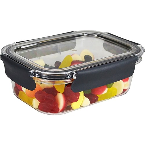 Kitchen - Italplast Snap Lock Food Container 950ml Clear - Office Mart