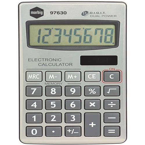 Calculators & Dictation - MARBIG POCKET CALCULATOR 8 Digit Soft Keys ...