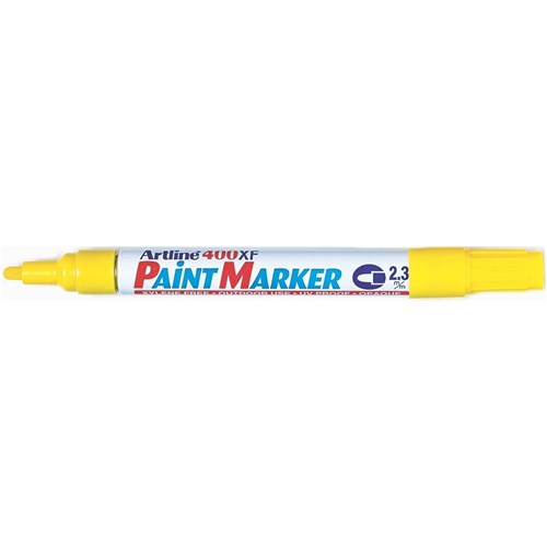 Markers & Highlighters - ARTLINE 400XF PAINT MARKERS Yellow - Office Mart