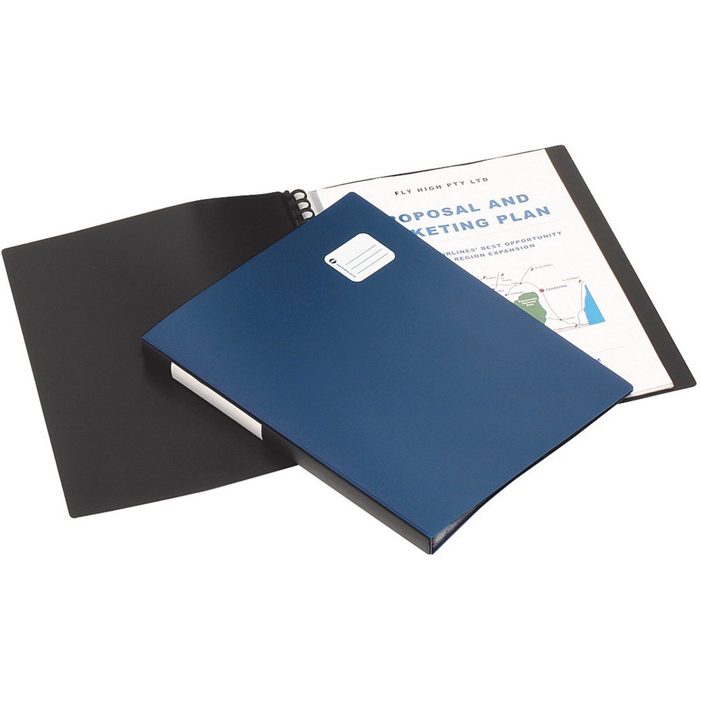 Binders & Folders - MARBIG PRO SERIES DISPLAY BOOK WITH CONCEALED BLACK ...