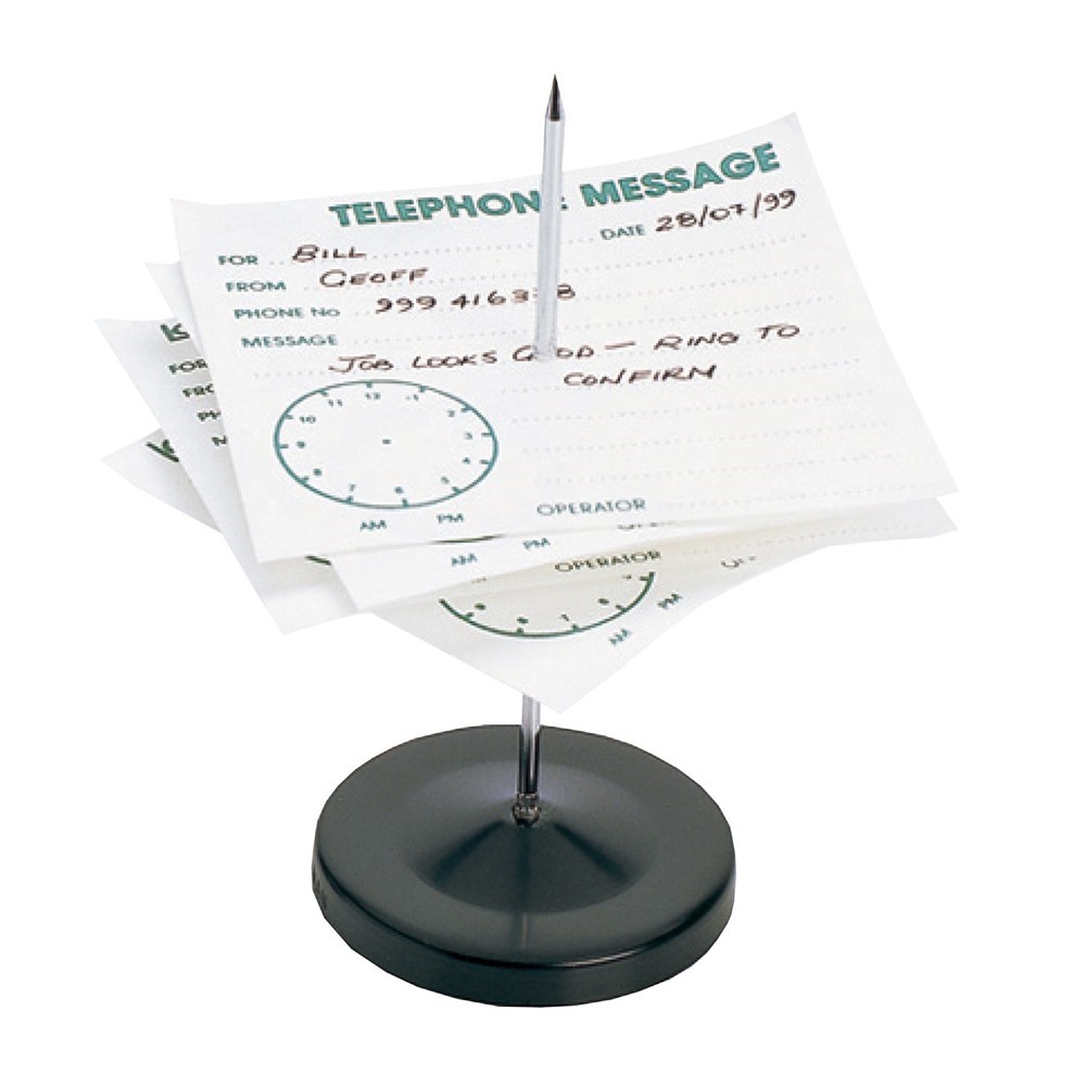 Desk Top Accessories - METAL SPIKE FILE - Office Mart